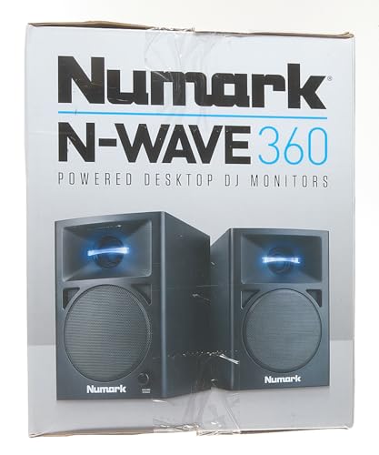 Numark N-Wave 360-3β Powered DJ Desktop Monitor Speakers