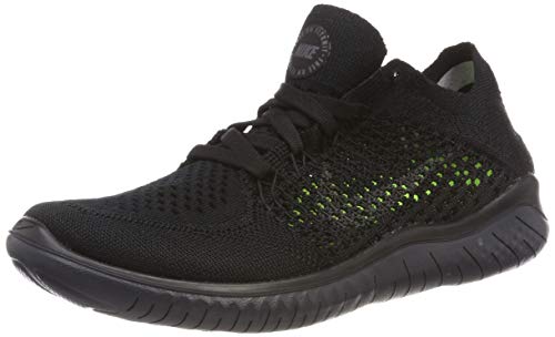Nike Womens WMNS Free RN Flyknit 942839 002 - Size 9W Black/Anthracite