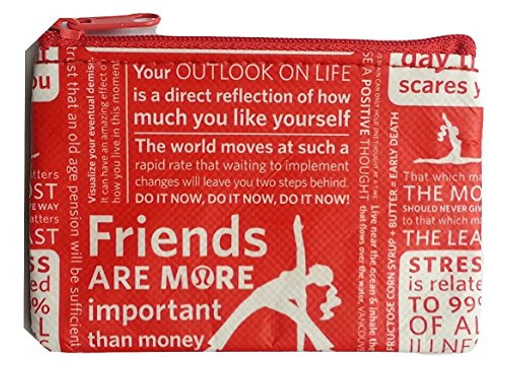NEW Lululemon Zipper Pouch for Credit Cards ID Lipsticks keys Foundation Money Coin Purse 3" x 4.5"