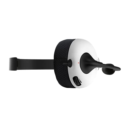 PDP LVL30 Wired Headset with Single-Sided One Ear Headphone for PlayStation, PS4, PS5 - Mac, Tablet Compatible - Noise-Cancelling Mic - Lightweight, Cool Comfort, Great for Gaming , School and Remote Work - White