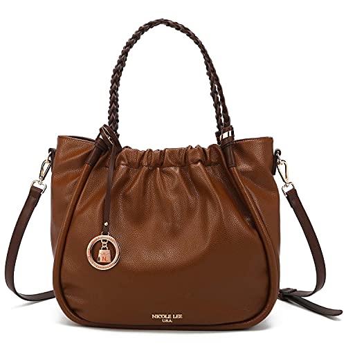 Nicole Lee Julieta Hobo Bag (BROWN)