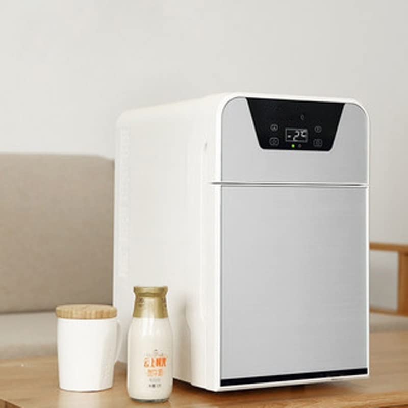 N/A Mini Refrigerator Small Car Refrigerator Double Door Car Home Dual-use Thermoelectric Mini Refrigerator Cooler