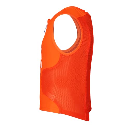 POC, POCito VPD Air Vest, Youth Mountain Biking Armor for Kids, Fluorescent Orange, Small