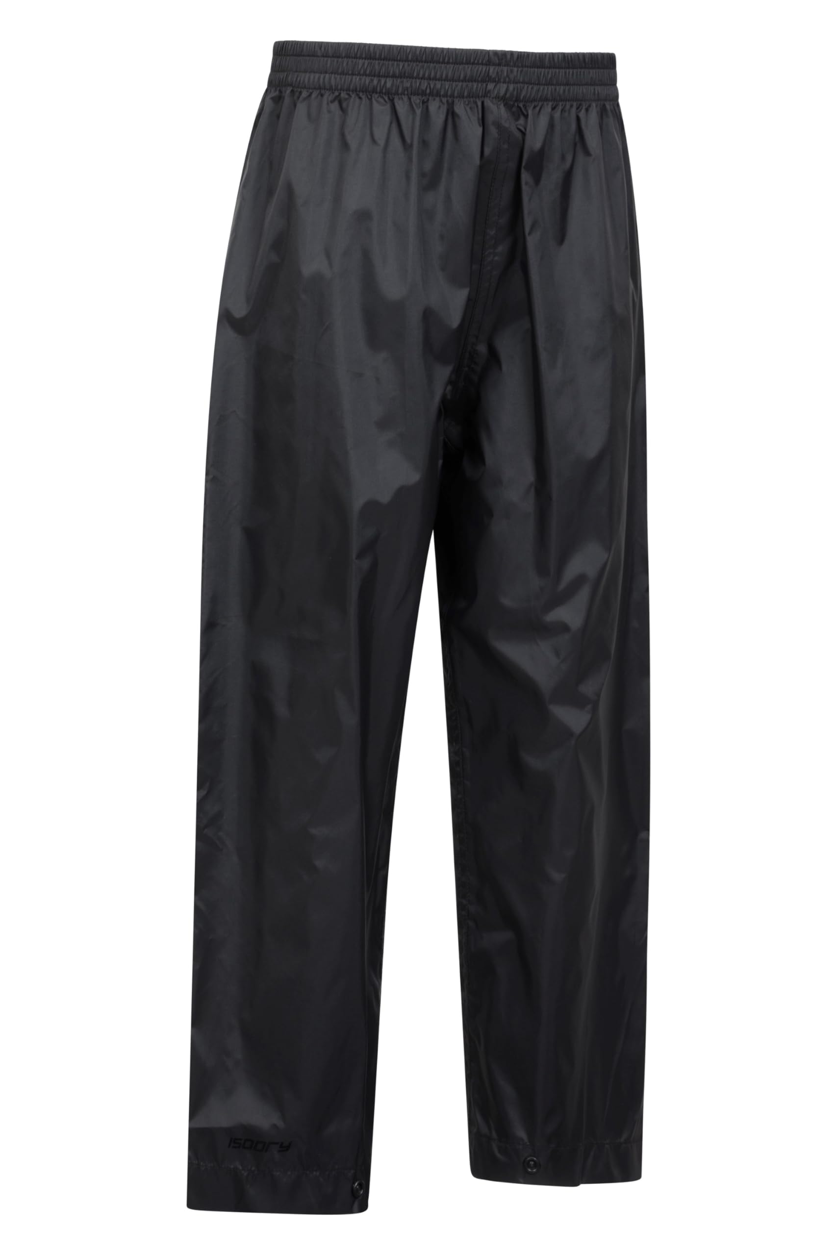 Mountain Warehouse Pakka Kids Waterproof Rain Pants -for Boys & Girls Black 9-10 years