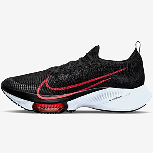 Nike Men's Air Zoom Tempo Next% Shoes, Black/Flash Crimson, 13