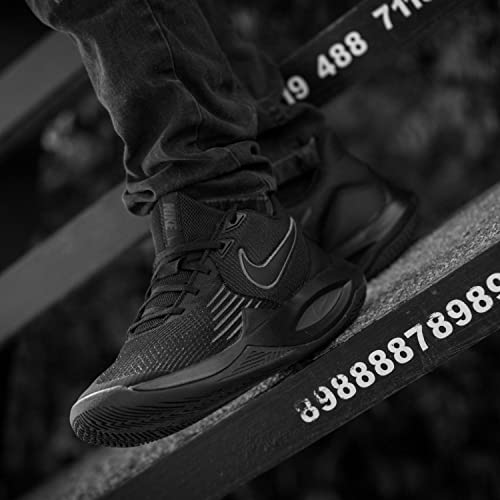 Nike mens Precision 5 Basketball CW3403-006 Shoes, Black/Black-anthracite, 11