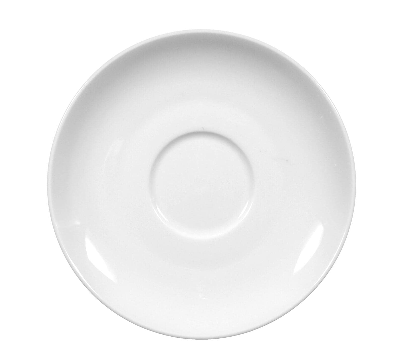 Seltmann Weiden Commercial Dinnerware, Meran Porcelain Coffee/Tea Cup Saucer, White, 6.3-Inch, Set of 6