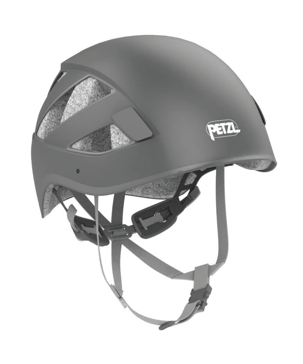 Petzl BOREO Men's Helmet - Durable and Versatile Helmet with Enhanced Head Protection for Climbing and Mountaineering - Grey - S/M