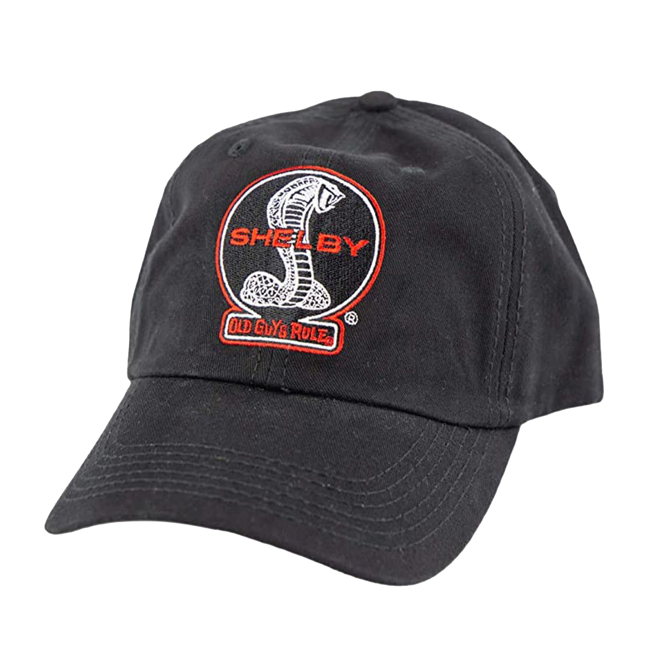 OLD GUYS RULE Hat, Baseball Cap for Men | Shelby Cobra â Aged to Perfection | for Dad, Husband, Grandfather | Dark Grey