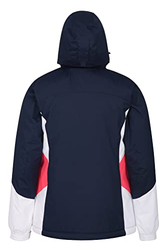 Mountain Warehouse Moon Womens Ski Jacket - Warm Winter Snow Coat Dark Blue 6