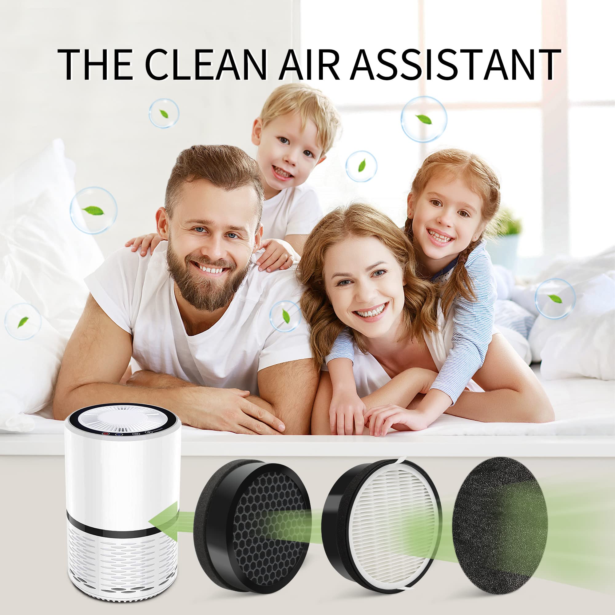Zouhwaso Air Cleaner Purifier Replacement Filter