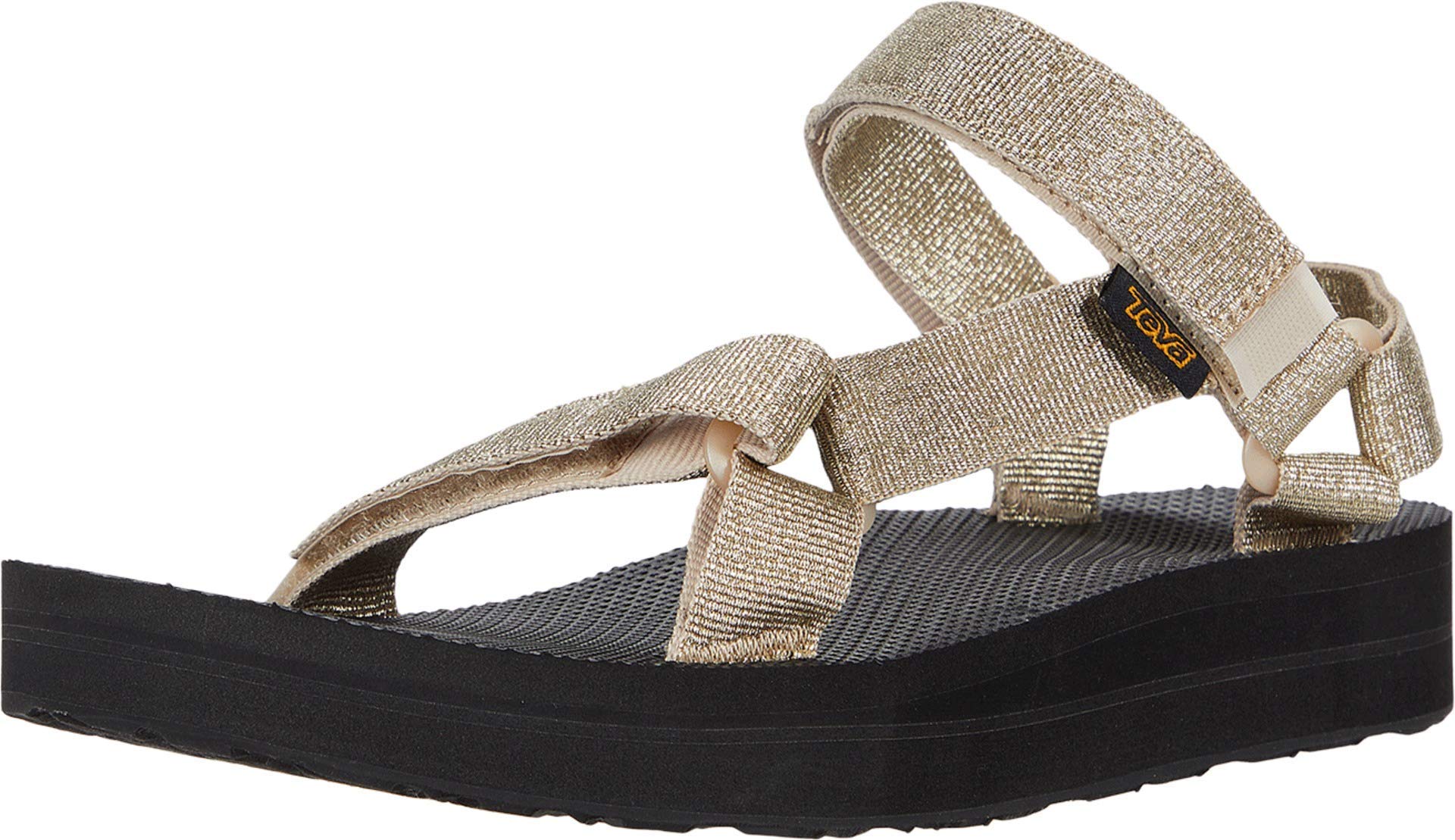 Teva Women's Midform Universal Sandal, Metallic Champagne, 11