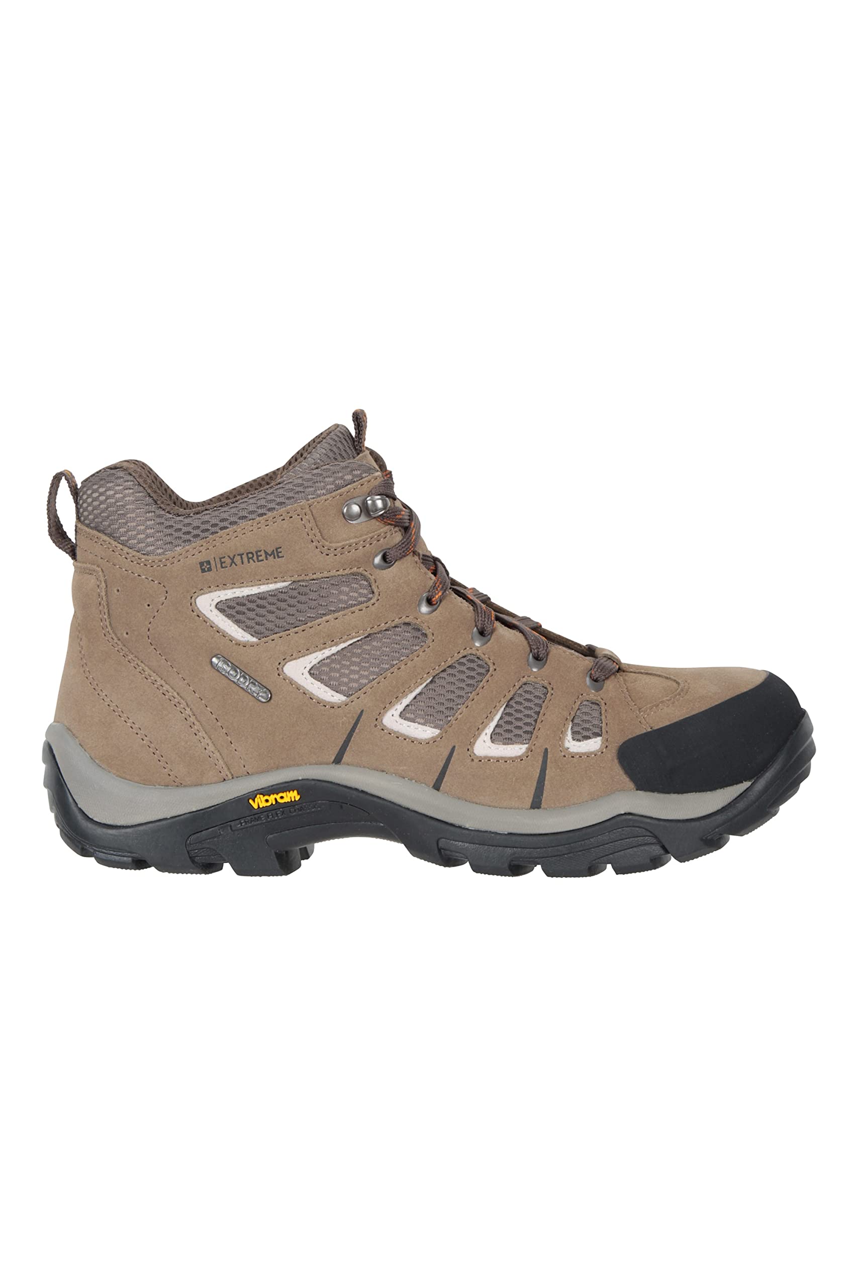 Mountain Warehouse Field Extreme Mens Wide-Fit Vibram Waterproof Boots Brown 10 M US Men