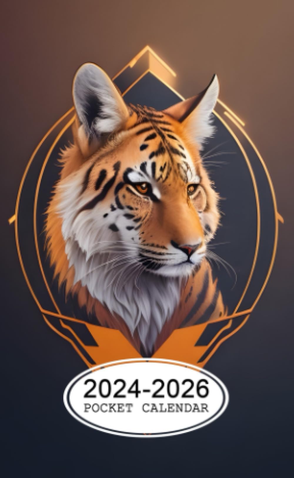 Pocket Calendar 2024-2026: Two-Year Monthly Planner for Purse , 36 Months from January 2024 to December 2026 | Animal fictional logo