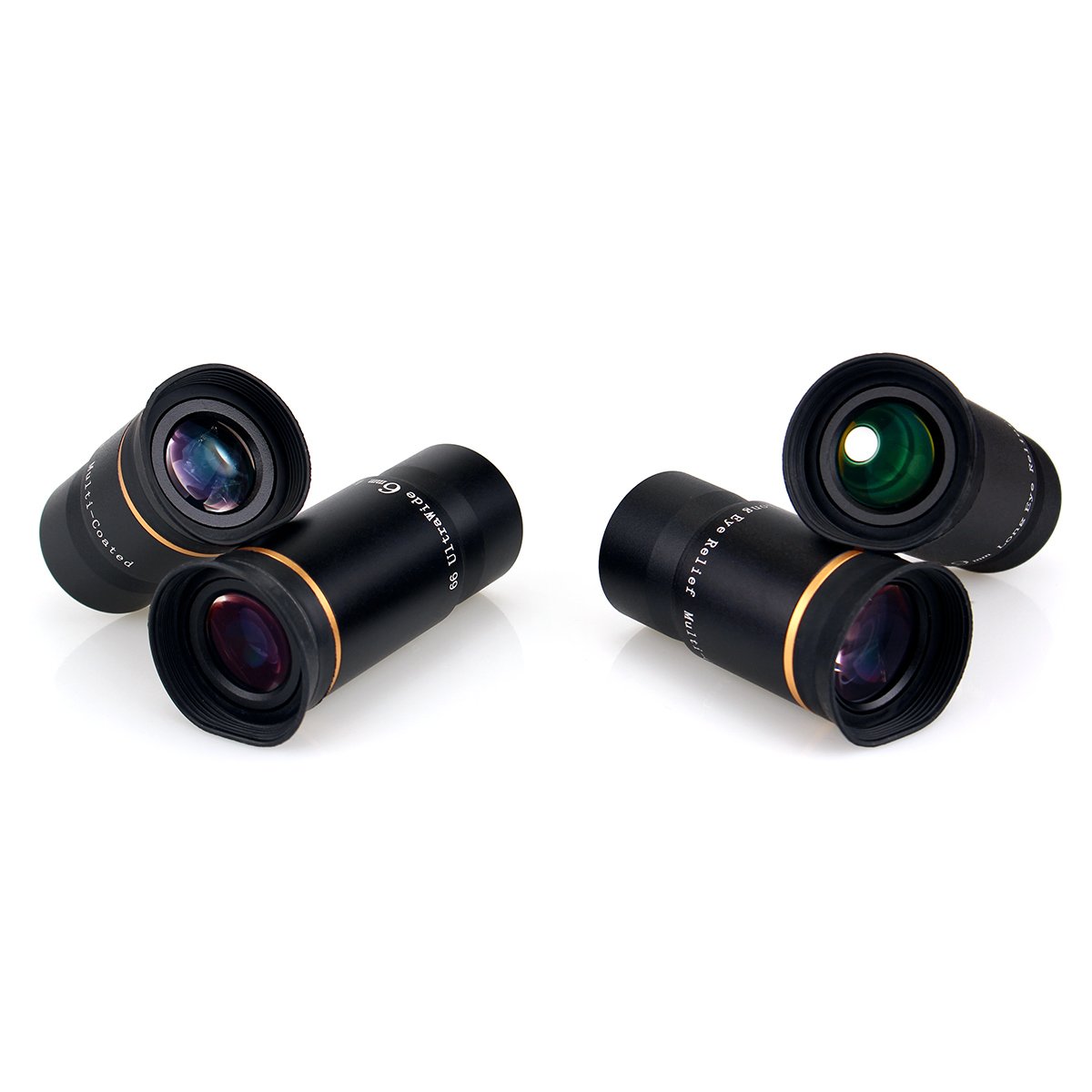 SVBONY Telescope Eyepiece Fully Multi Coated 1.25 inches Telescope Lens 66 Degree Ultra Wide Angle HD Telescope Accessory (6mm 9mm 15mm 20mm)