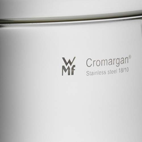 WMF Frying pan uncoated Ø 20cm Profi Made in Germany Pouring Rim Stainless Steel Handle Cromargan Stainless Steel Suitable for Induction Dishwasher-Safe