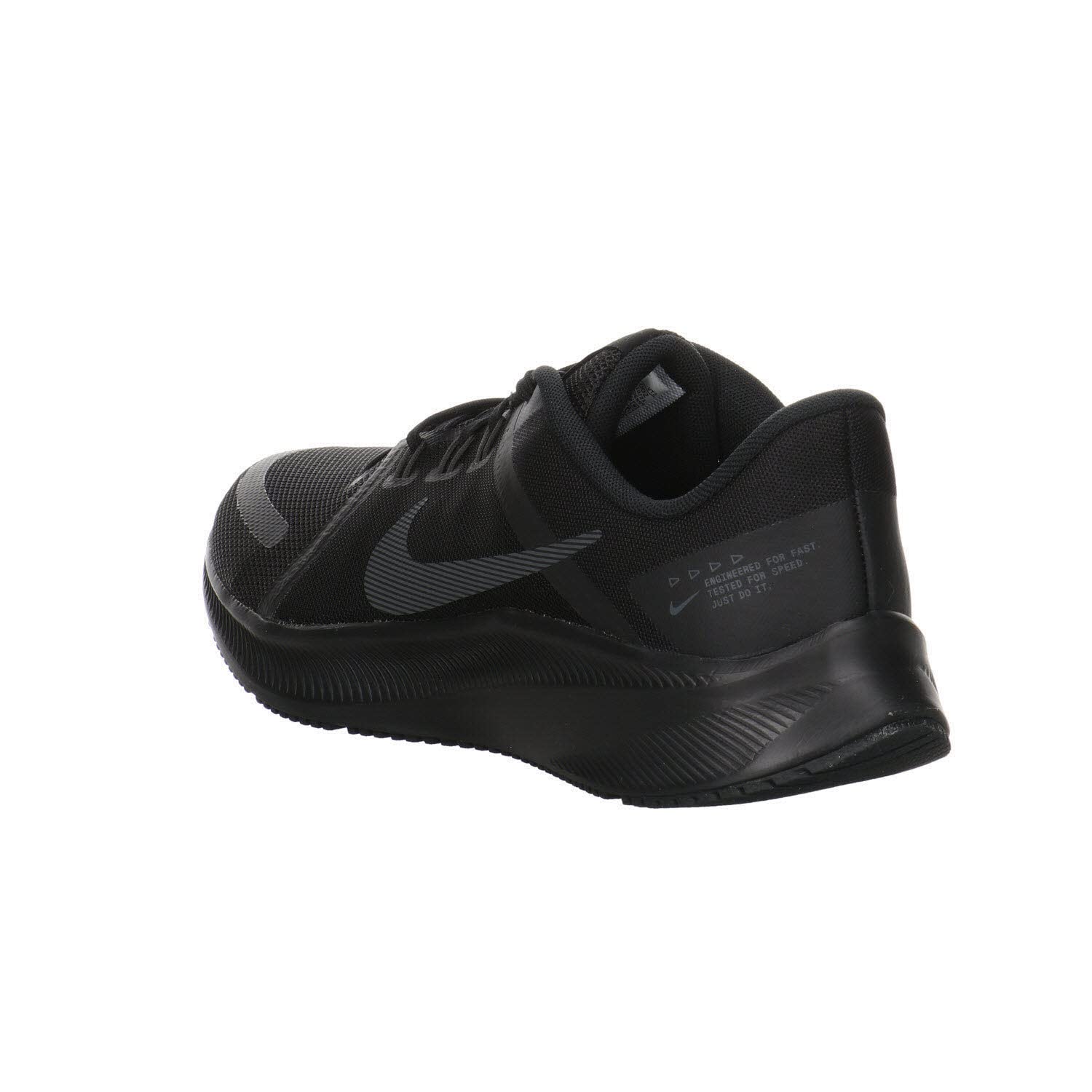 Nike Men's Quest 4 Platform Running Shoes, Black/Dk Smoke Grey, 10.5 M US
