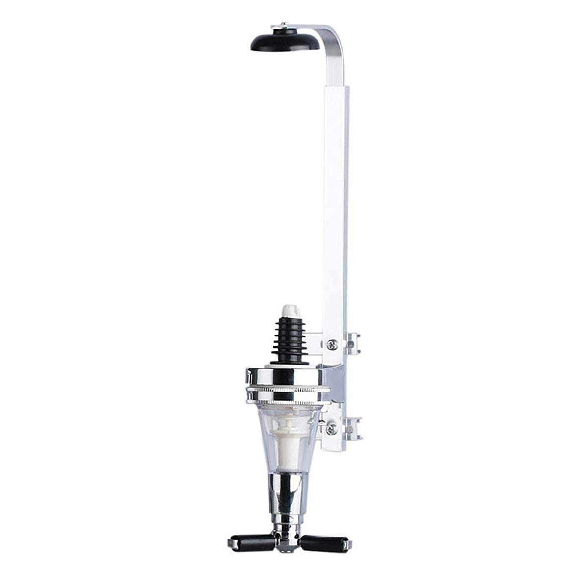 WNGDUA 1-Bottle Wall Mounted Liquor Dispenser Bar Butler Bracket Cocktail Alcohol Drink Shot Wine Holder for Home Bar Beer Pourer Liquor Drinking Beverage Bottle Whisky Dispenser
