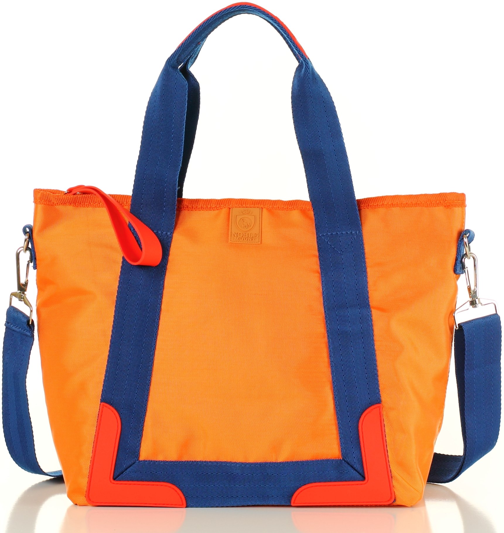 Noble Mount Colorsplash Nylon Tote - Tangerine