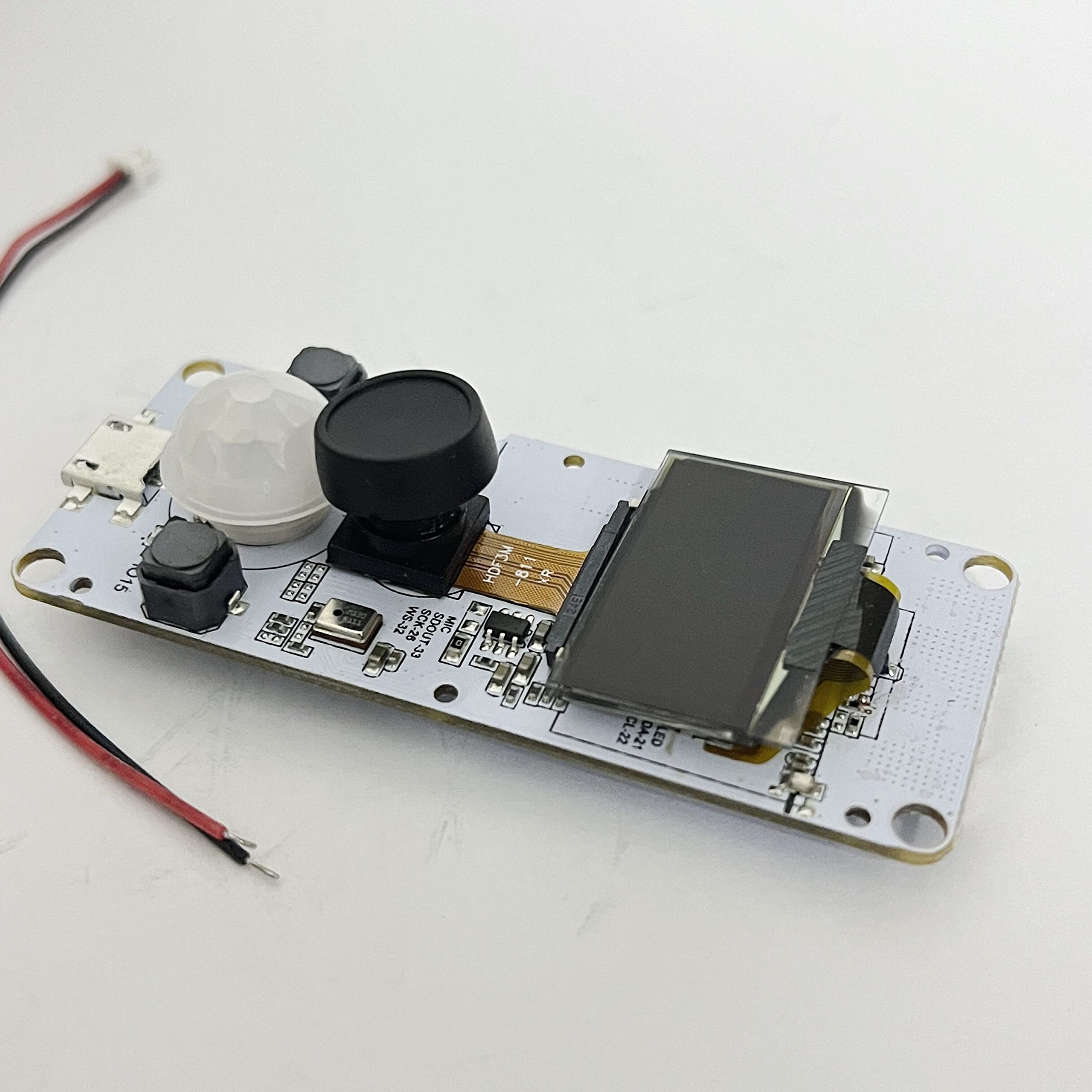 XFCZMG T-Camera ESP32 WROVER & PSRAM Camera Module ESP32-WROVER-B OV2640 Camera Module 0.96 OLED
