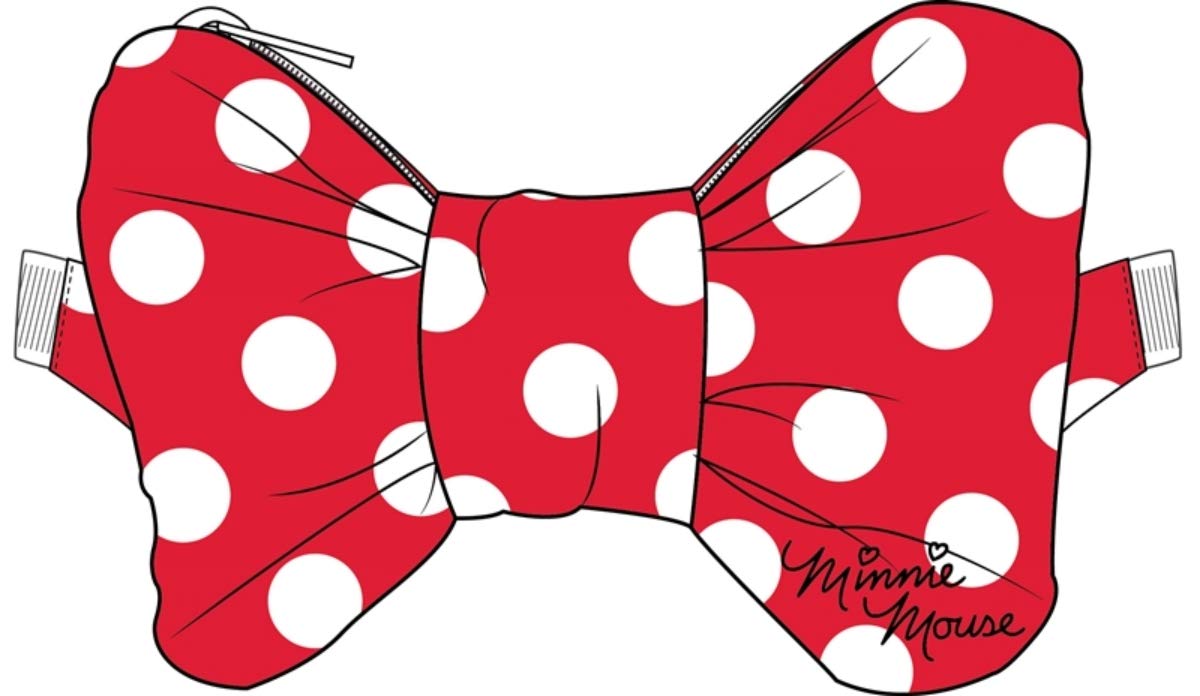 Minnie Mouse Bow Zippered Fanny Pack, 12 Inch