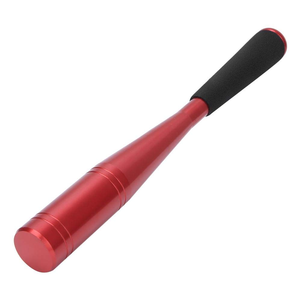 Redxiao 【𝐁𝐥𝐚𝐜𝐤 𝐅𝐫𝐢𝐝𝐚𝒚】 Fish Priest, Fishing Bat Tool, Portable 25mm Diameter Aluminium Alloy Head for Sea/Fresh Fishing Fishing Lover Outdoor Use Adult Children Fishing Tackle(red)