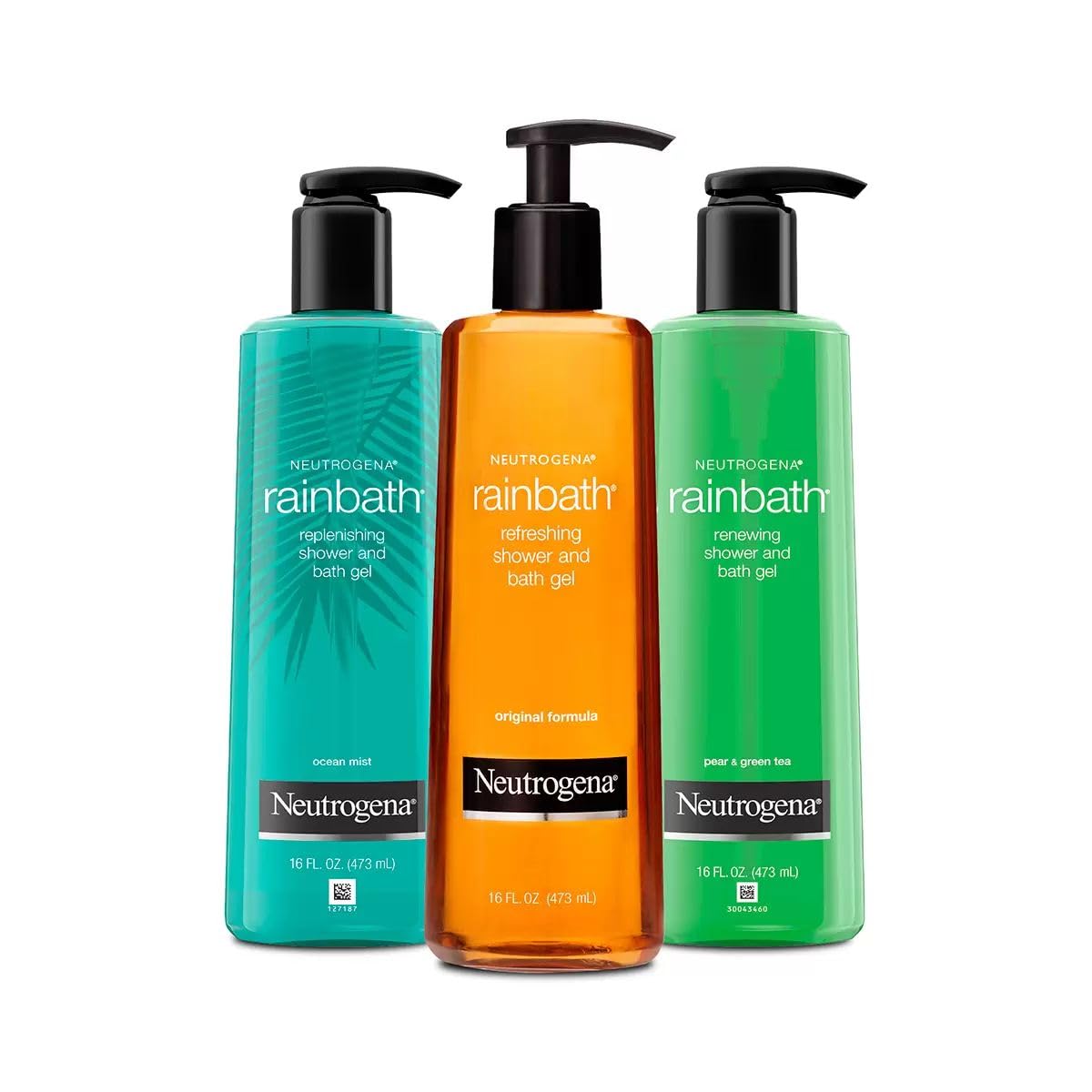 Neutrogena Rainbath Shower & Bath Gel, Variety Pack, 16 Fluid Ounce (Pack of 3)