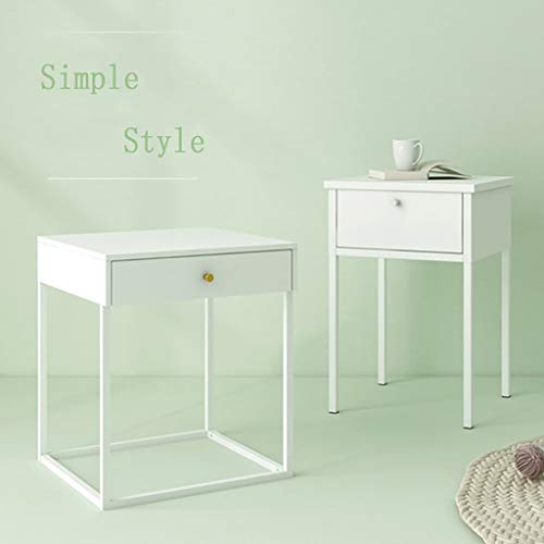 Saladplates-LXM End Tables Table,Side Table,Nightstand,Sofa End Tables Tea Table with Drawers for Home,Office,Bedroom,Hallway,Living Room,Balcony