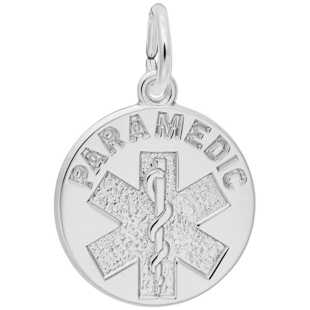 Rembrandt Charms 925 Sterling Silver Paramedic Charm Pendant