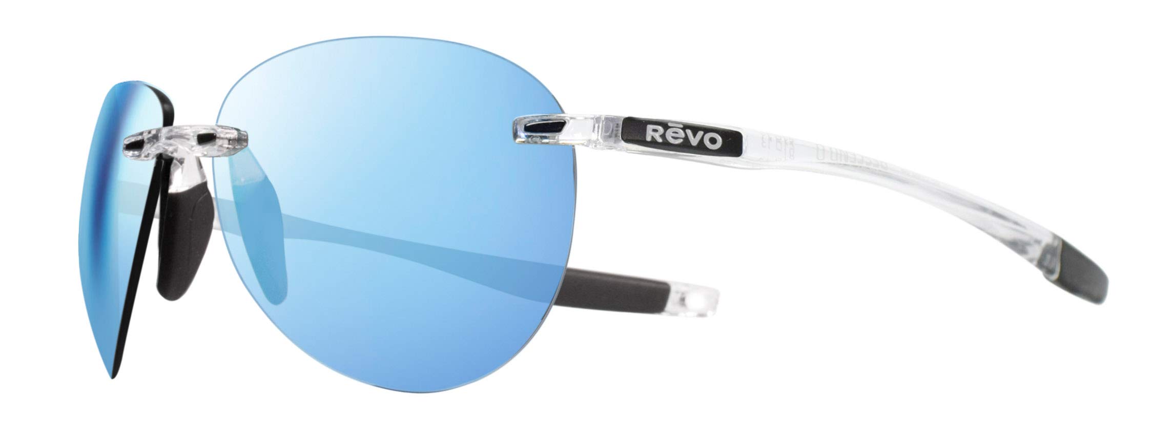 Revo Unisex Descend A S Crystal Frame/Blue Water Lens One Size One Size