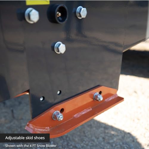 Titan Attachments 6 FT Snow Blower, Category 1, 3 Point PTO Driven, Directional Snow Chute