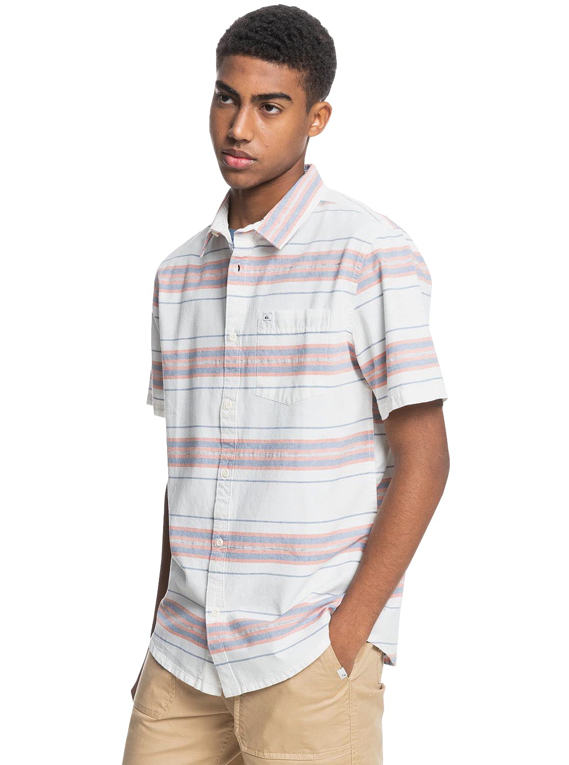 Quiksilver Men's Short Sleeve, PUREED Pumpkin Prime TIME, XL