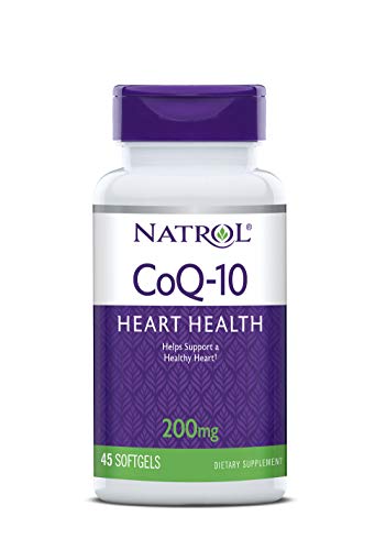 Natrol CoQ-10 200mg Softgels, 45 Count