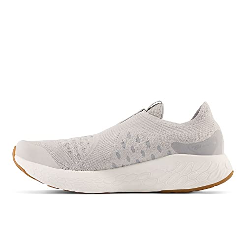 New Balance mens Fresh Foam X 1080 Unlaced V1 Slip-on Running Shoe, Light Aluminum/Silver Mink, 9.5 US