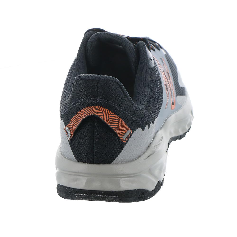 New Balance Men's Fresh Foam 510 V6 Trail Running Shoe, Phantom/Team Away Grey/Classic Orange, 8 Wide