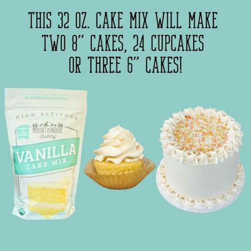 Organic High Altitude Vanilla Cake Mix