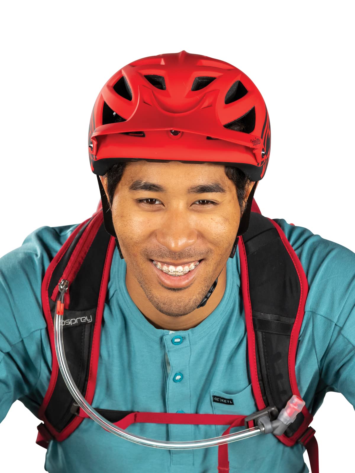 Osprey Raptor 10L Men's Biking Backpack with Hydraulics Reservoir, Black