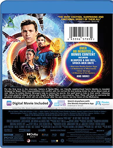 Spider-Man: No Way Home [Blu-ray]