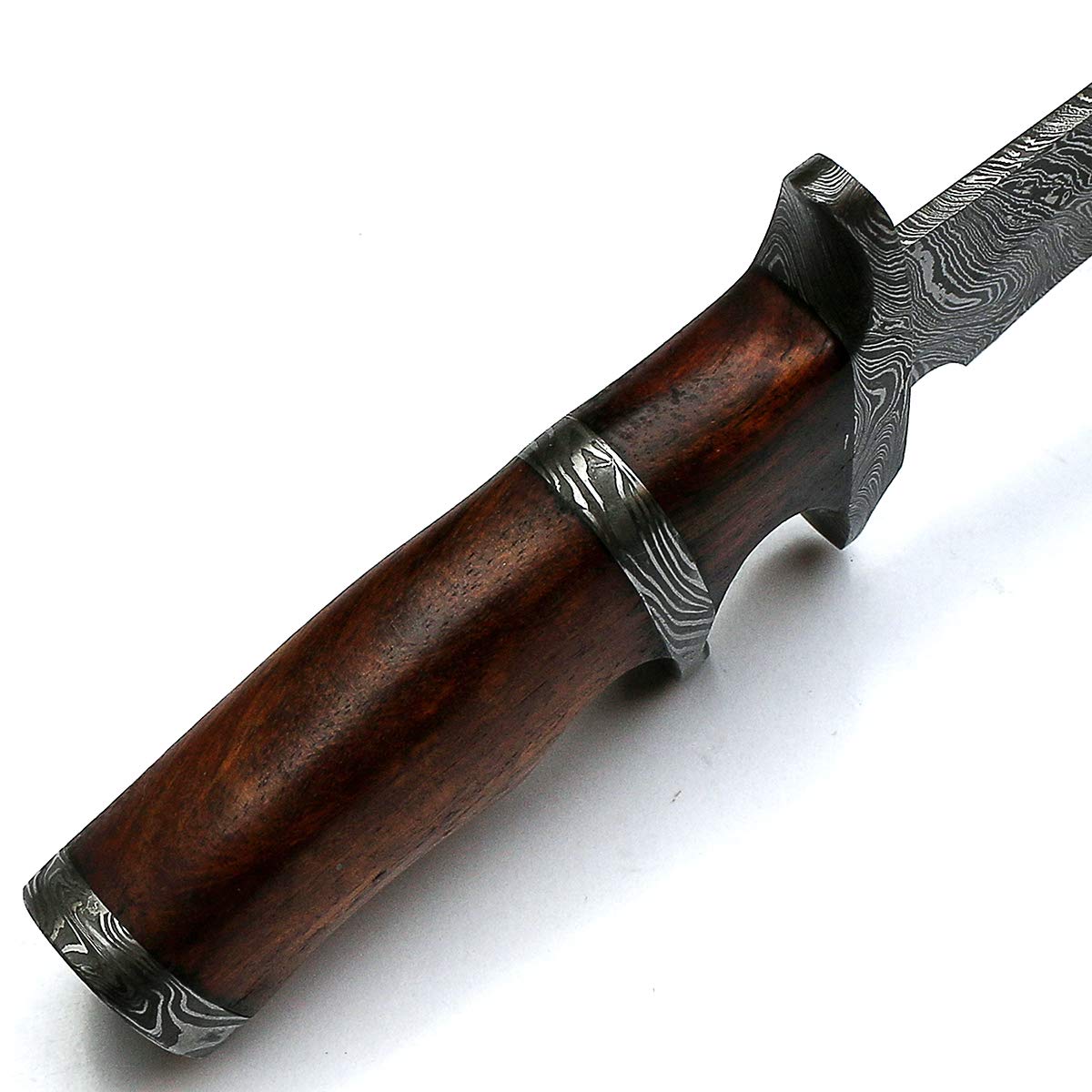 PAL 2000 KNIVES STNG Sub Hilt Handmade Damascus Steel Knife With Sheath 9273