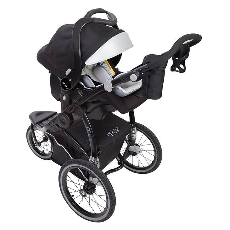 Muv by Baby Trend 180° 6-in-1 Jogger Travel System, Aero