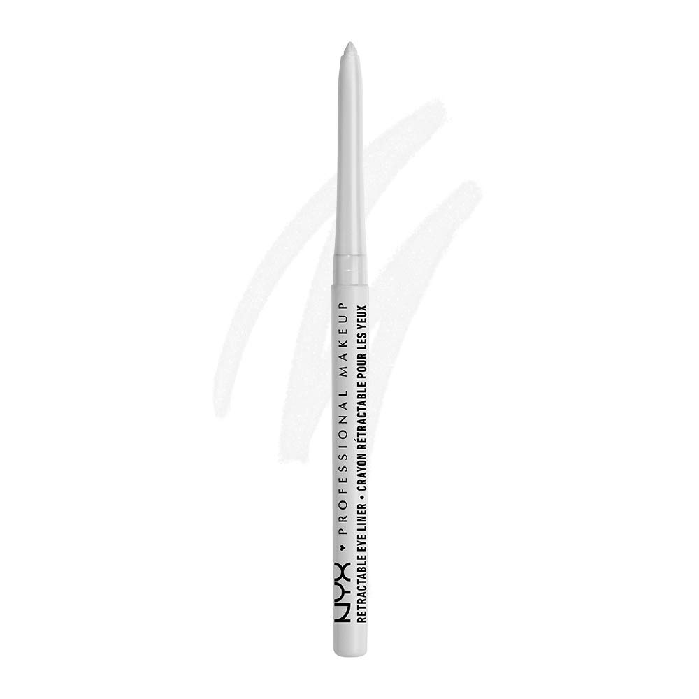 NYX PROFESSIONAL MAKEUP Mechanical Eyeliner Pencil, White and Slim Lip Pencil, Long-Lasting Creamy Lip Liner - Peakaboo Neutral