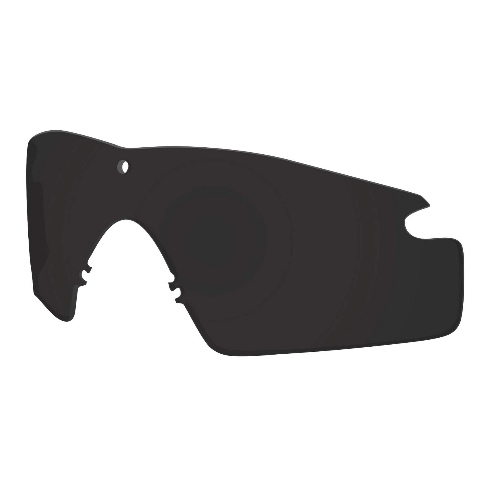 Predrox 4 Pieces Lenses Replacement for Oakley Si Ballistic M Frame 2.0 Sunglass Polarized - Dark Black & Silver Mirror & Blue Mirror & Red Mirror