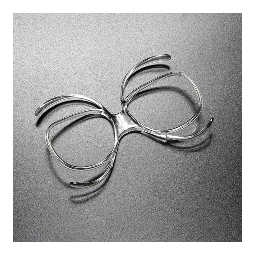 Snowboard Goggles Skiing Eyewear Inner Frame TR90 Ski Goggles Rx Insert Flexible Prescription Snowboarding Glasses Myopia Frame For Ski Sports Ski Goggles (Color : White)