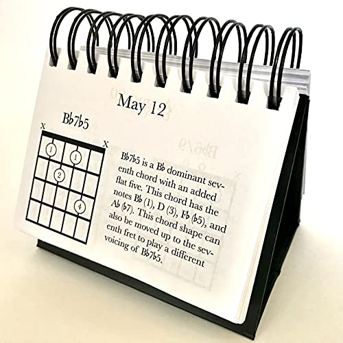 The 365 Days of Guitar Chords Calendar - Daily Guitar Chord Page-A-Day Calendar/Gift for Guitar Players