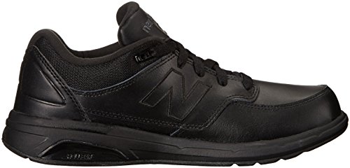 New Balance Men's 813 V1 Lace-Up Walking Shoe, Black/Black, 13 XW US