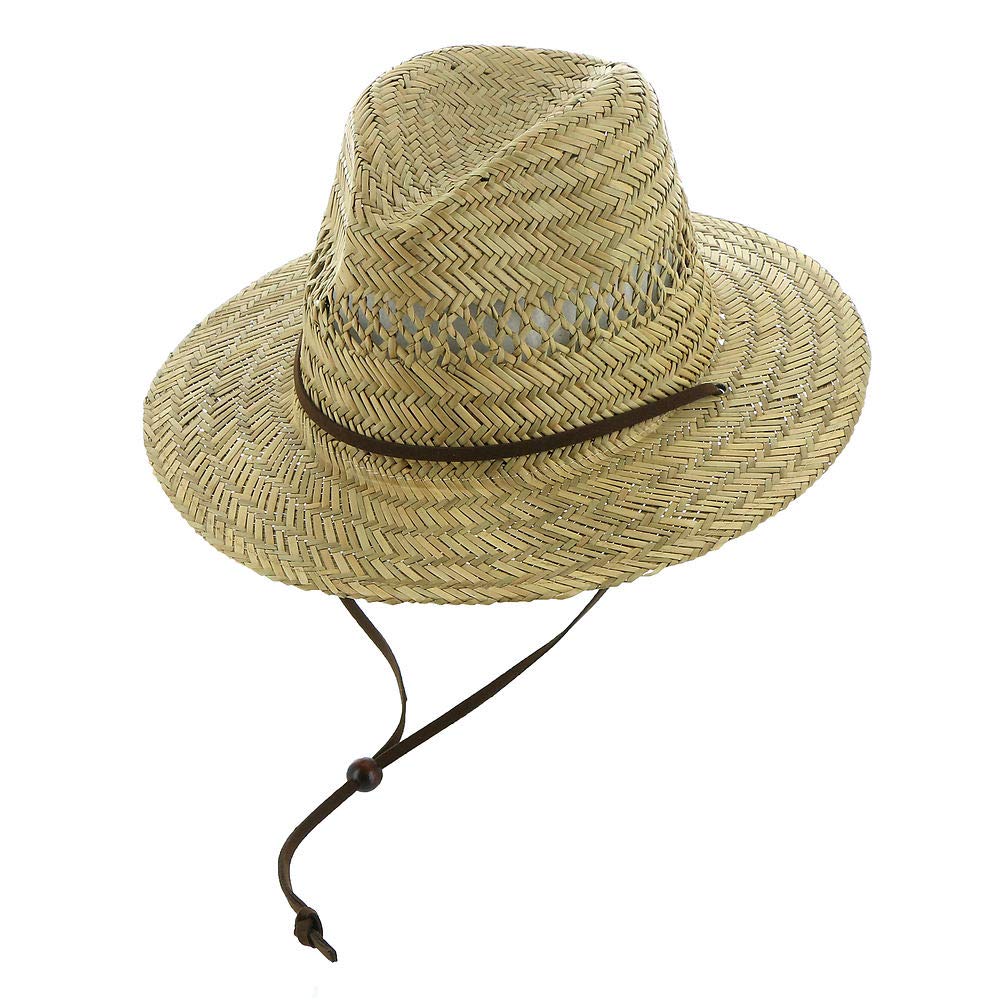 Quiksilver mens Jettyside Wooven Straw Design Hat, Natural Brown, Large-X-Large US