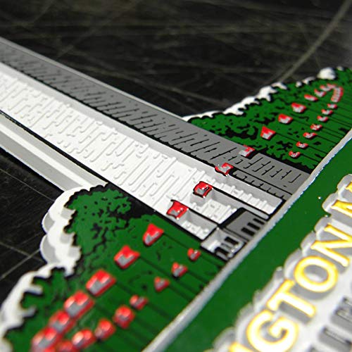 White House Magnet by Classic Magnets, Washington D.C. Series, Collectible Souvenirs Made in The USA, 4.1" x 2.5"