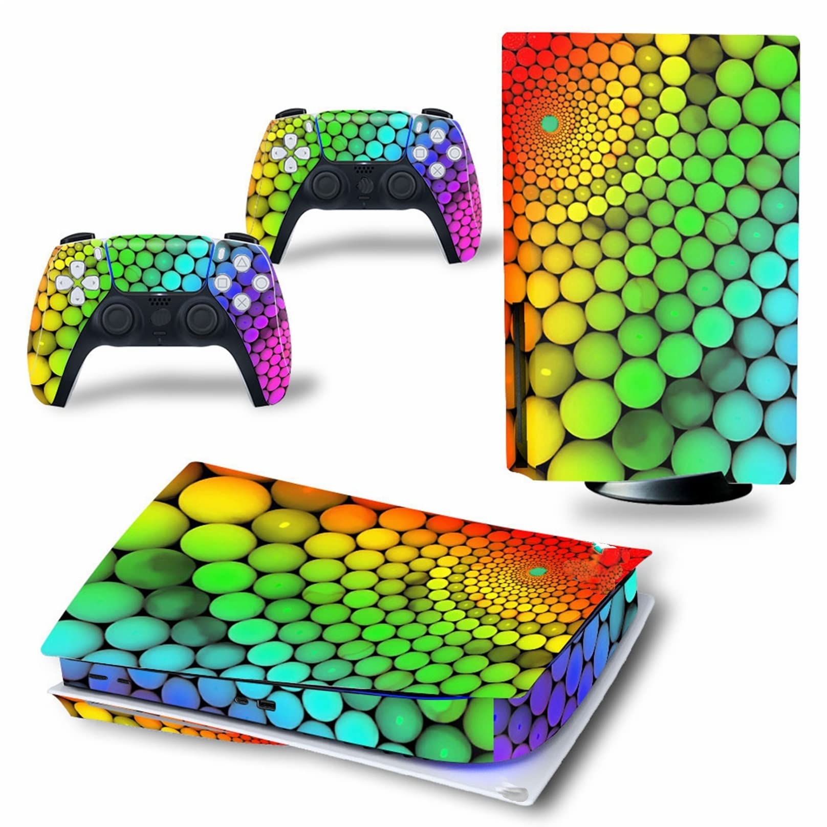 Top factory BUCEN for PS5 Skin Disc Edition & Digital Edition Console and Controller Vinyl Cover Skins Wraps Scratch Resistant, Compatible 16360 Anti Scratch (Size : Digital Edition)