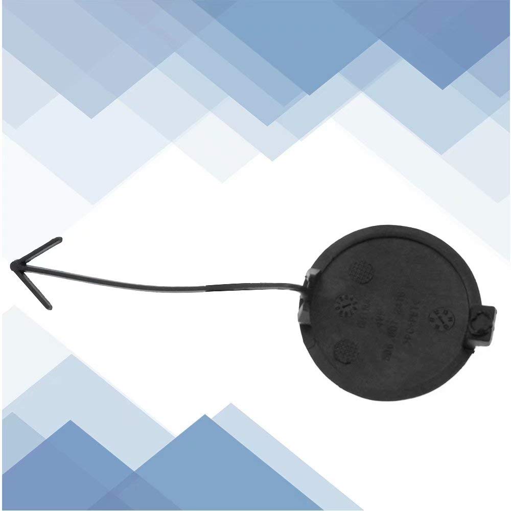 Paddsun Front Plastic Tow Hook Cover for 2011-2014 Jetta 5C6807241 Black