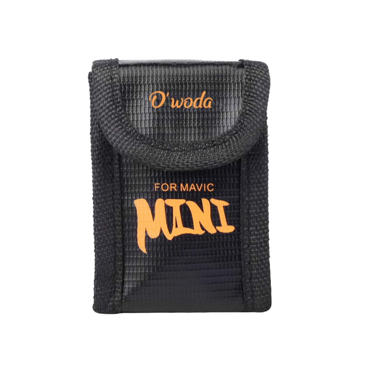 O'woda Battery Safe Bag for DJI Mini 2 Accessories, 3 Pcs Fireproof Explosion-Proof Case Lipo Batteries Protector Storage Pouch for DJI Mini 2 Batteries, Black